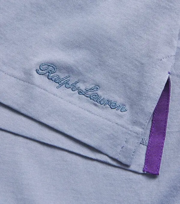 Ralph Lauren Purple Label Cotton Crew-neck T-shirt - Blue