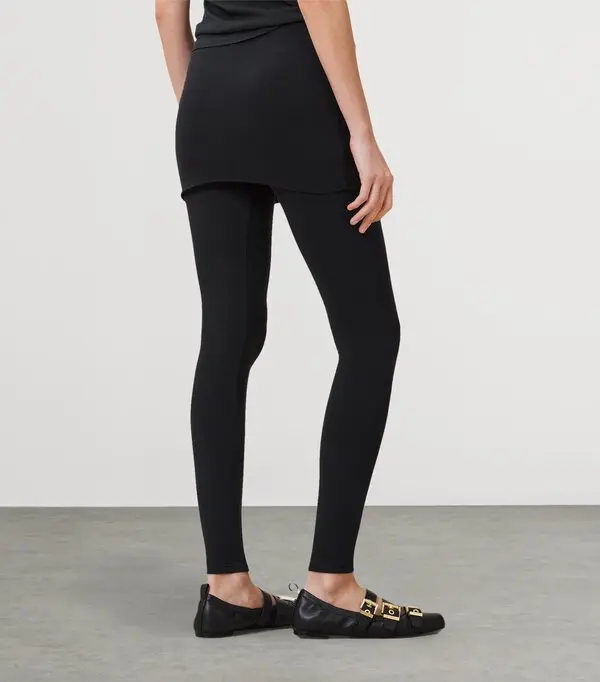 ALLSAINTS Organic Cotton-blend Raffi Leggings