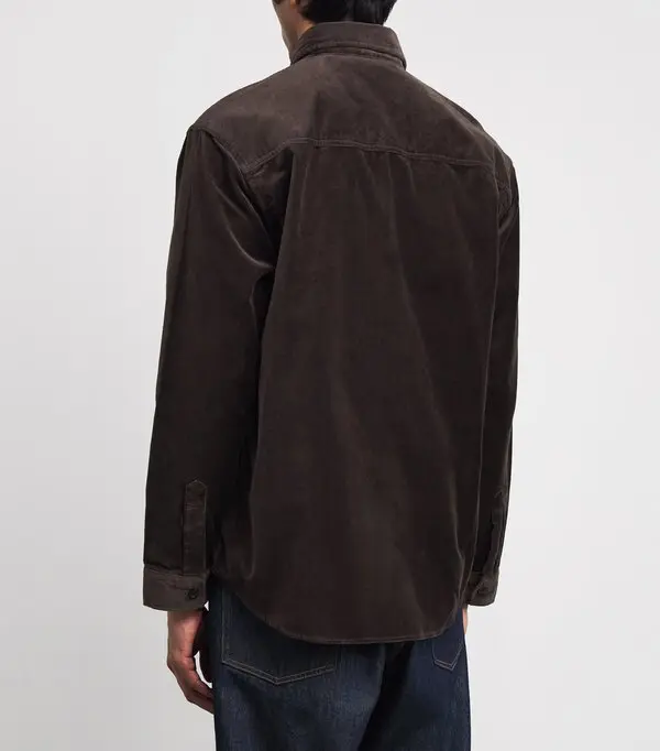 Nn07 Cotton Relaxed Casper Overshirt - Brown