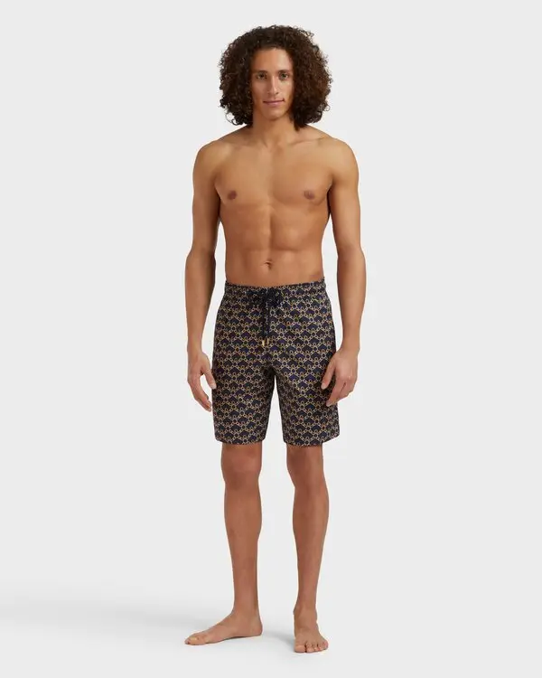 Vilebrequin Long Stretch Swim Shorts - Blue