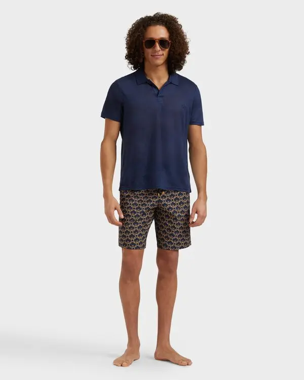 Vilebrequin Long Stretch Swim Shorts - Blue