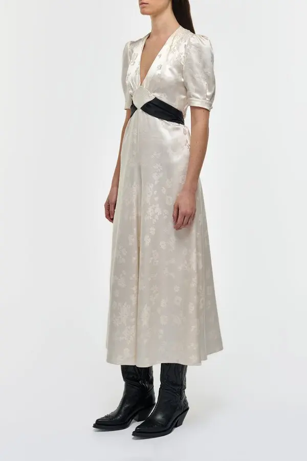 maxi ivory embroidered dress 11 years Madeline Lace Dress (ivory) 12-14Y main image 1