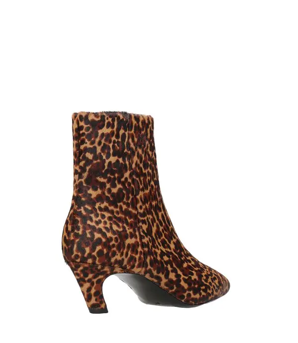 Ash Leopard Print Pointed Toe Boots - Spotted