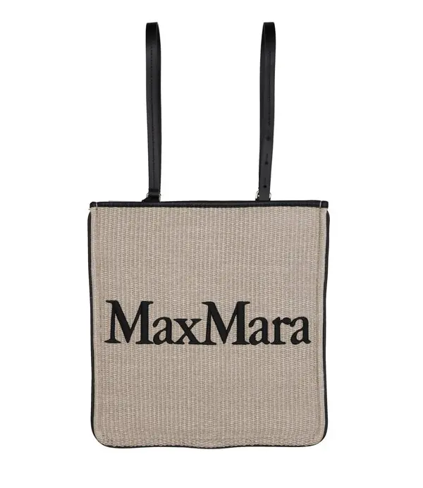 Max Mara Raffia Tote Bag
