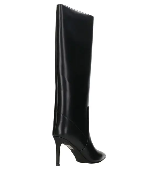 Jeffrey Campbell Leather Stiletto Heel Boots - Black