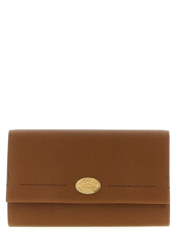 Burberry Cotswolds' Wallet On Chain - Beige