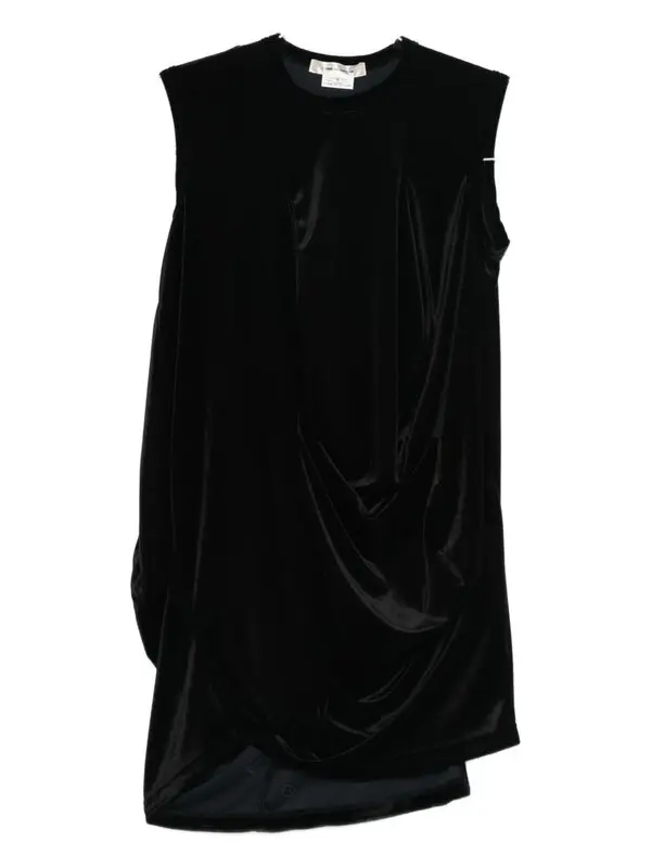 Comme Des Garçons Sleeveless Draped Top