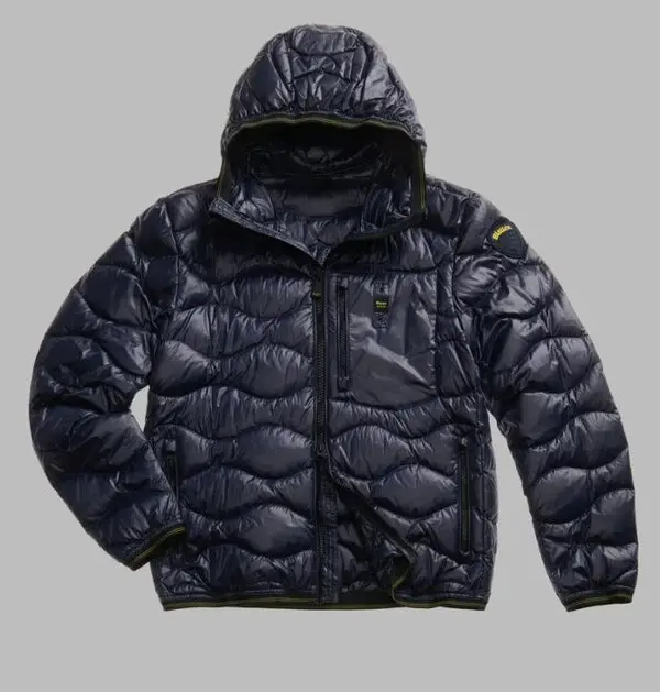 BLAUER. Wave Quilted Down Jacket