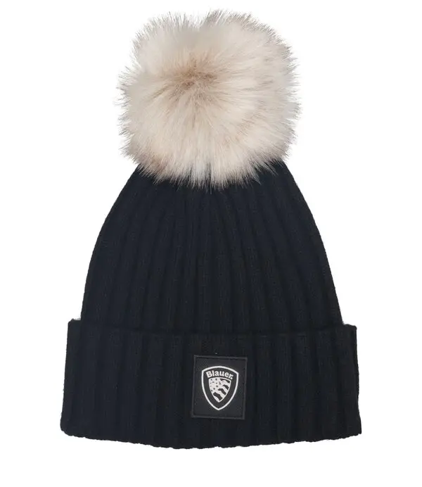 BLAUER. Wool-blend Hat - Black