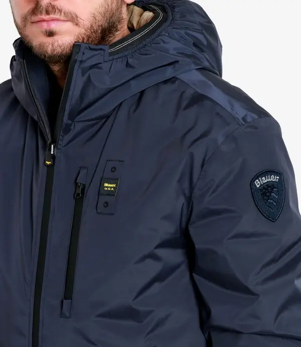 BLAUER. Technical Fabric Waterproof Jacket
