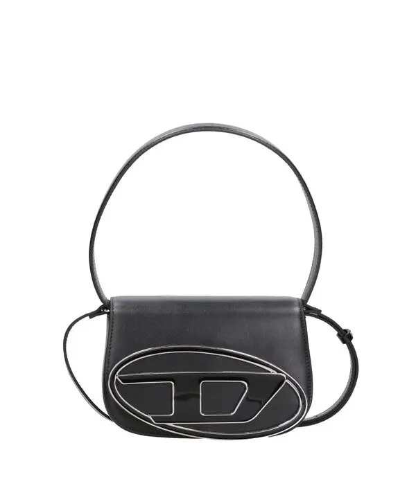 DIESEL Smooth Leather Bag With Oval D Plate