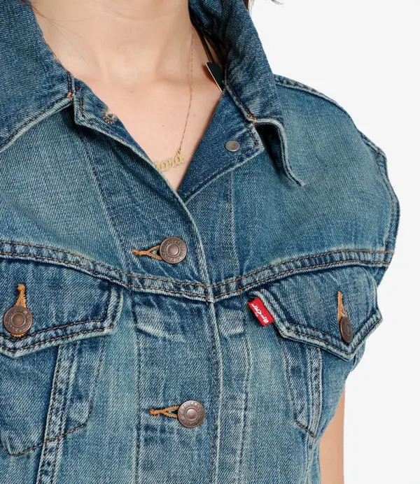 LEVI'S Sleeveless Denim Top