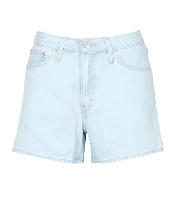 LEVI'S High-waisted Denim Shorts - Blue