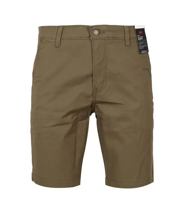 LEVI'S Cotton Shorts - Verde Oliva
