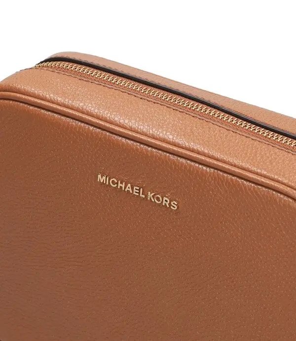 Michael Kors Leather Bag With Metal Details