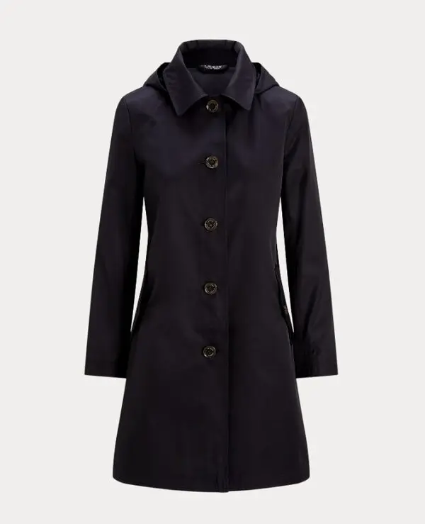 Ralph Lauren Lined Coat With Detachable Hood