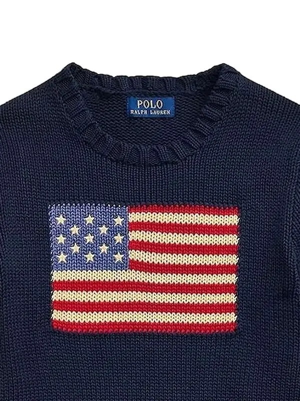 Polo Ralph Lauren Intarsia Knit Cotton Top
