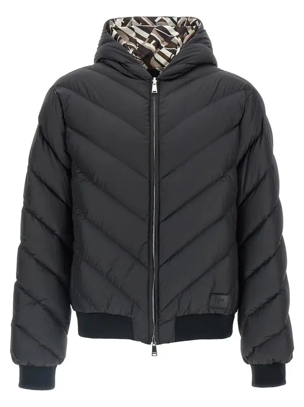 Fendi Reversible Quilted Down Jacket - Multicolor
