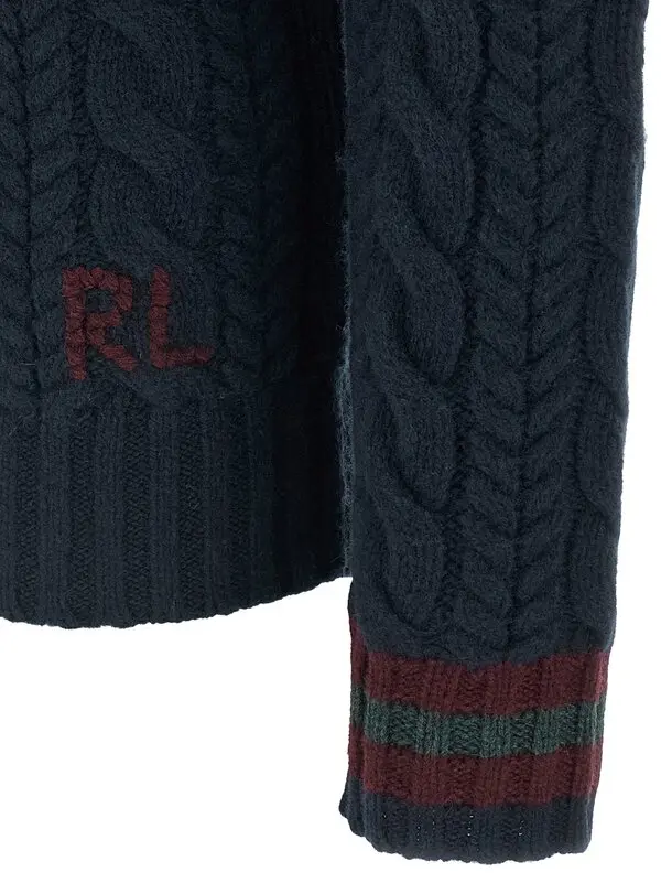 Polo Ralph Lauren Braided V-neck Sweater