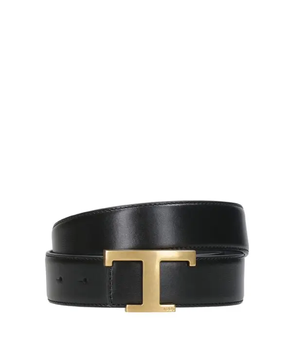 TOD'S Reversible Belt - Nero+blu