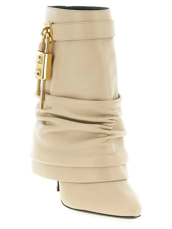 Givenchy Shark Lock Stiletto Ankle Boots