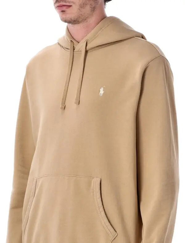 Polo Ralph Lauren Hooded Loopback Fleece Sweatshirt - Brown