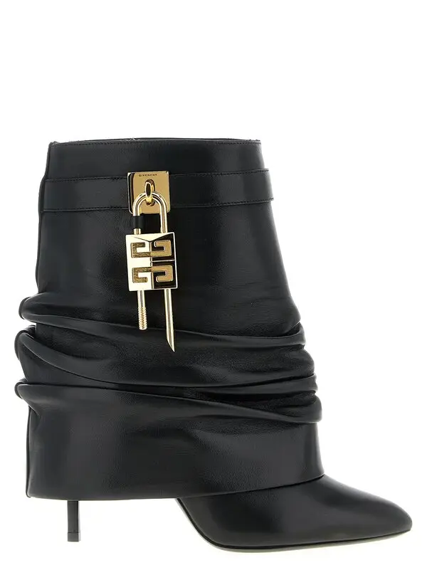 Givenchy Shark Lock Stiletto Ankle Boots