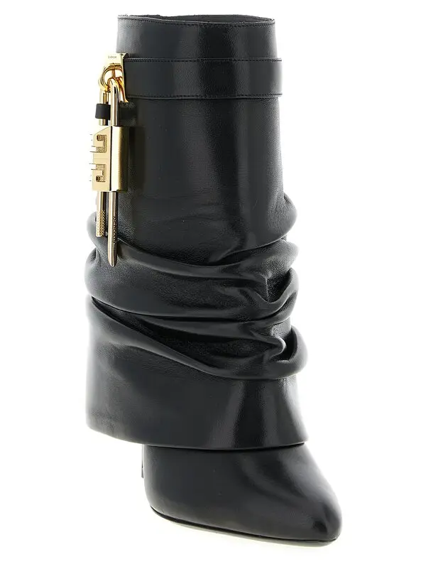 Givenchy Shark Lock Stiletto Ankle Boots