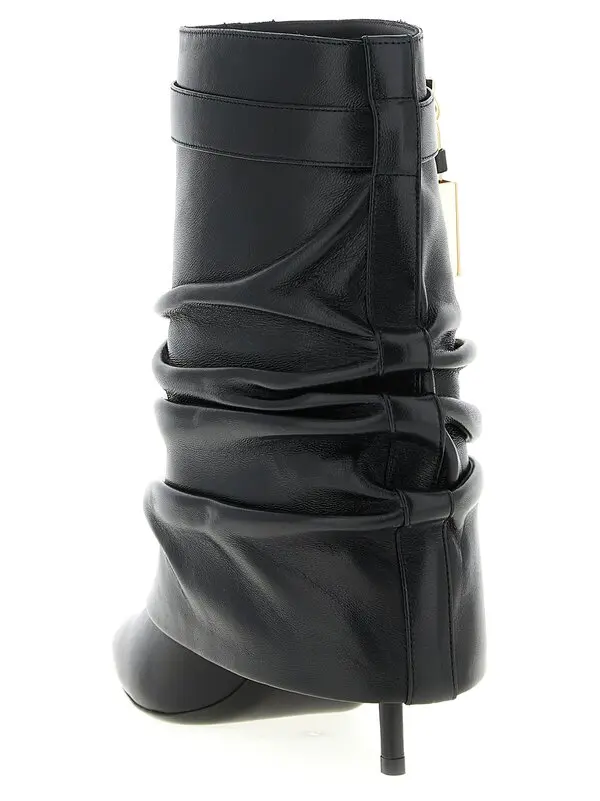 Givenchy Shark Lock Stiletto Ankle Boots