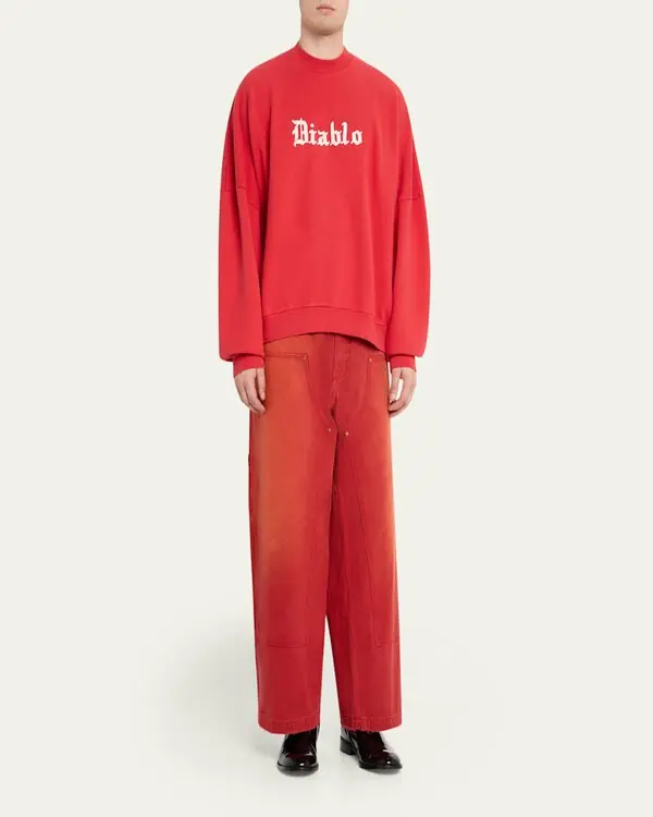 WILLY CHAVARRIA Canvas Workwear Toluca Pants