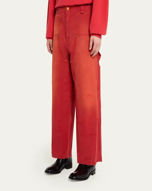 WILLY CHAVARRIA Canvas Workwear Toluca Pants