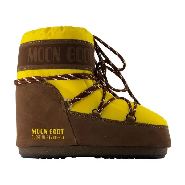 Moon Boot Mb X Gir Icon Low Ankle Boots - Yellow