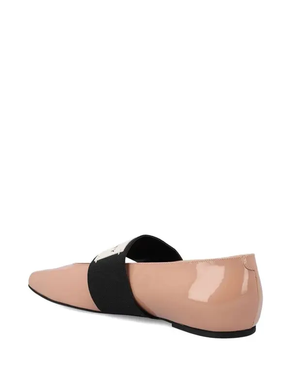 Givenchy Square-toe Shoes With Elasticated Band - Pink