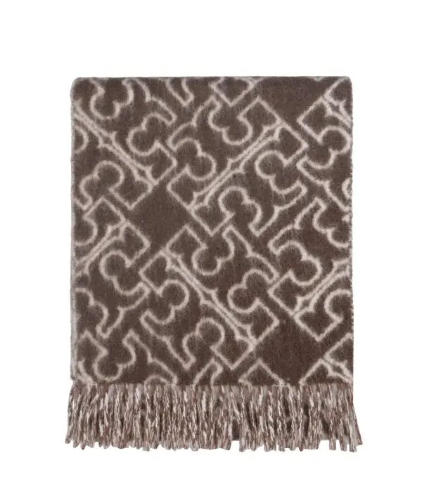 Tory Burch Scarfs - Marrone+avorio