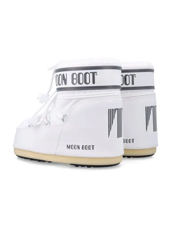Moon Boot Icon Low Water-repellent Nylon Boots - White