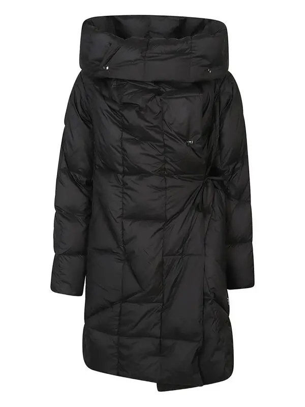 Add Quilted Wrap Coat