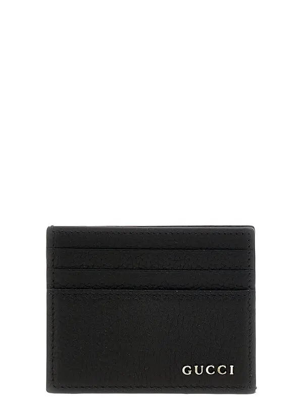 Gucci Logo Card Holder - Black