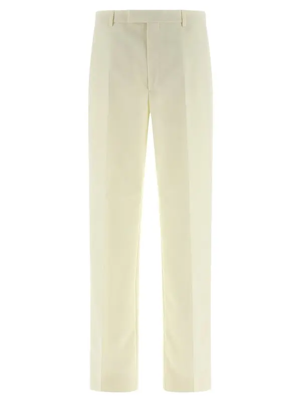 Gucci Tailored Technical Panama Trousers - White