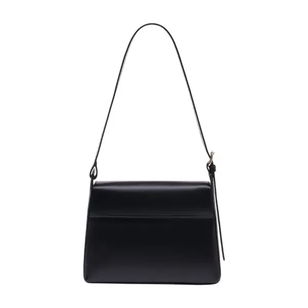 A.p.c. Virginie Flap Shoulder Bag - Black