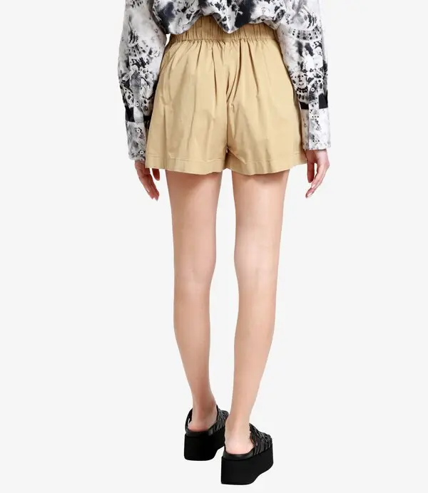 SEMICOUTURE Cotton Gabardine Shorts