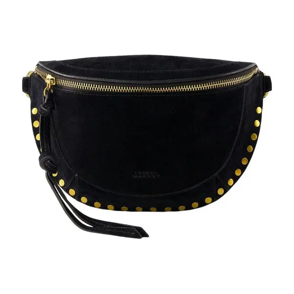 Isabel Marant Skano Crossbody Leather Bag - Black