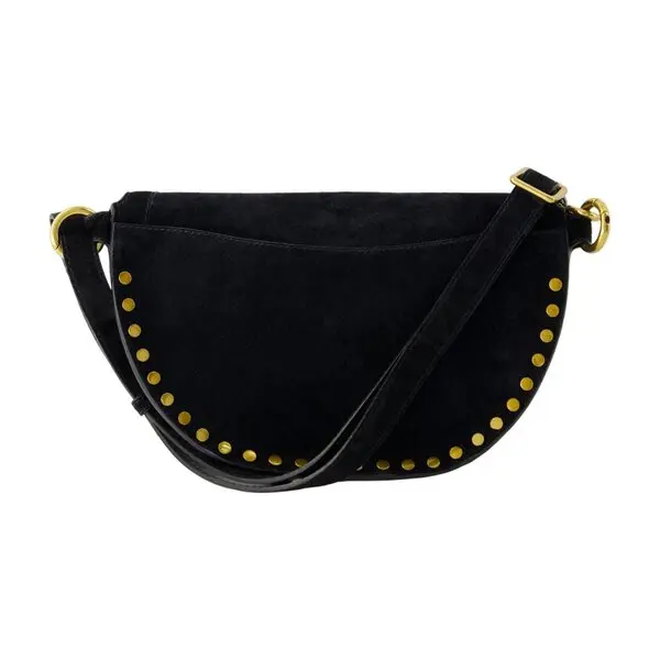 Isabel Marant Skano Crossbody Leather Bag - Black