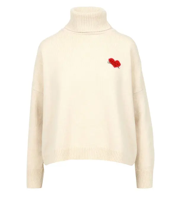Giada Benincasa Jacquard Heart Motif Sweater