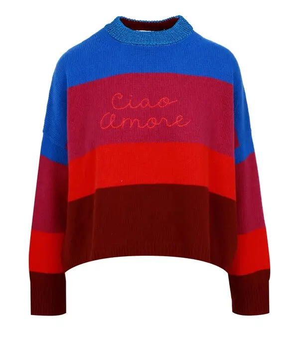 Giada Benincasa Merino Wool And Cashmere Sweater - Blue