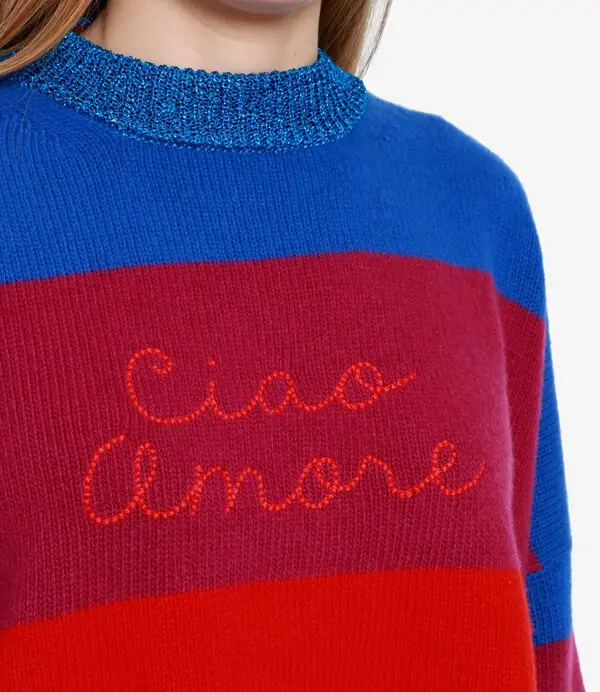 Giada Benincasa Merino Wool And Cashmere Sweater - Blue