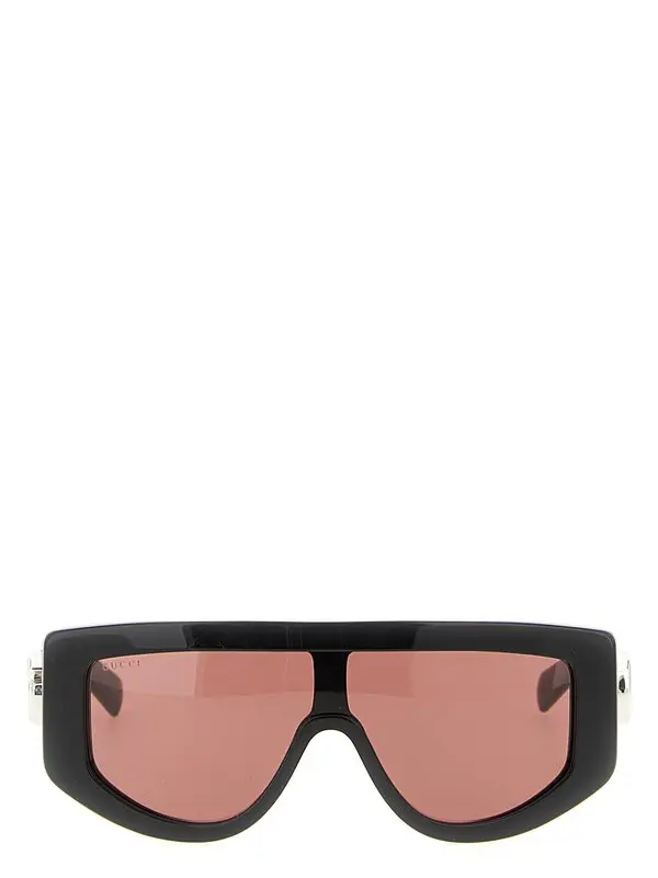 Gucci Rectangular Sunglasses - Black