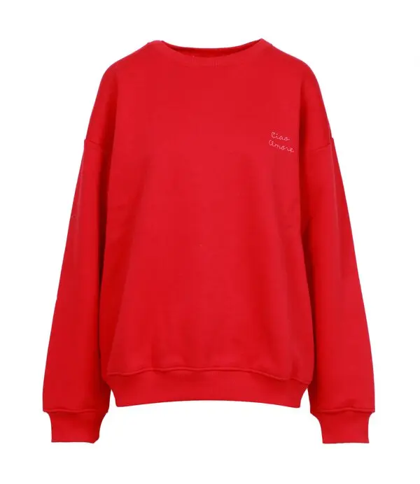 Giada Benincasa Cotton Crew Neck Sweater