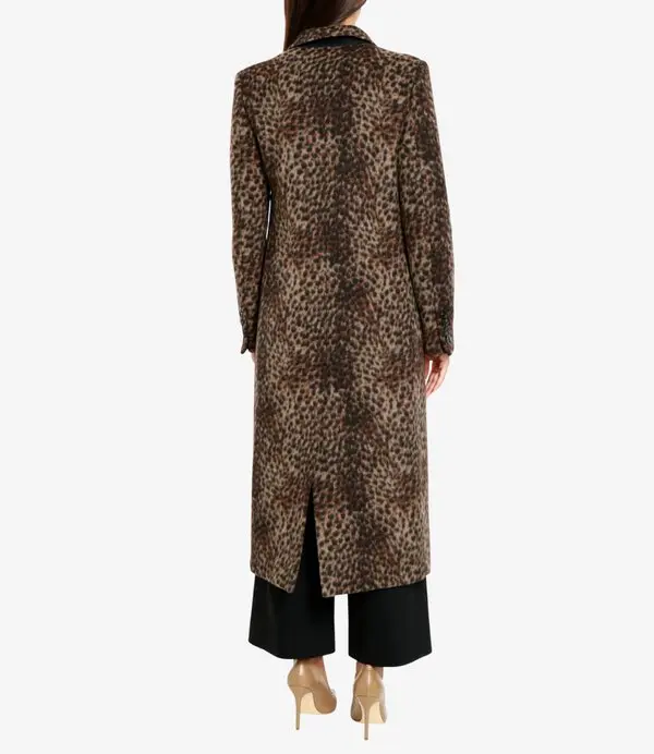 MSGM Lynx Effect Pattern Coat