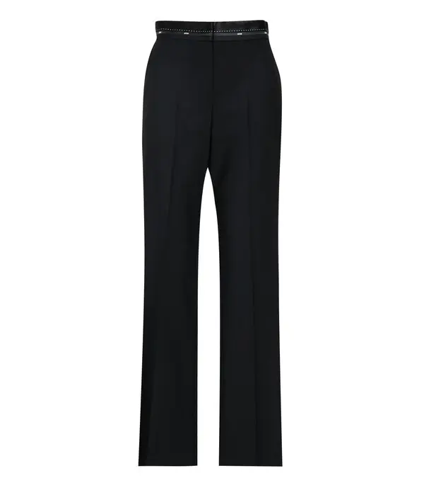 MSGM Cool Wool Wide Leg Trousers