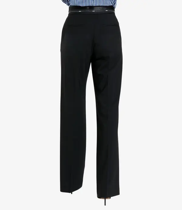 MSGM Cool Wool Wide Leg Trousers